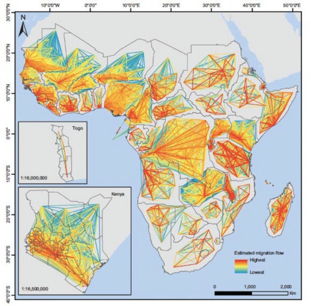 Mapping migration in low and middle income countries - WorldPop